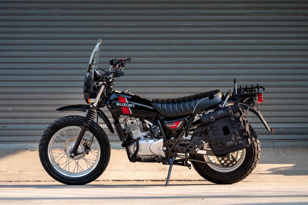 Moto Sammy Singapore Suzuki Van Van 200 Version 1 Back Pack Saddle Bag ...