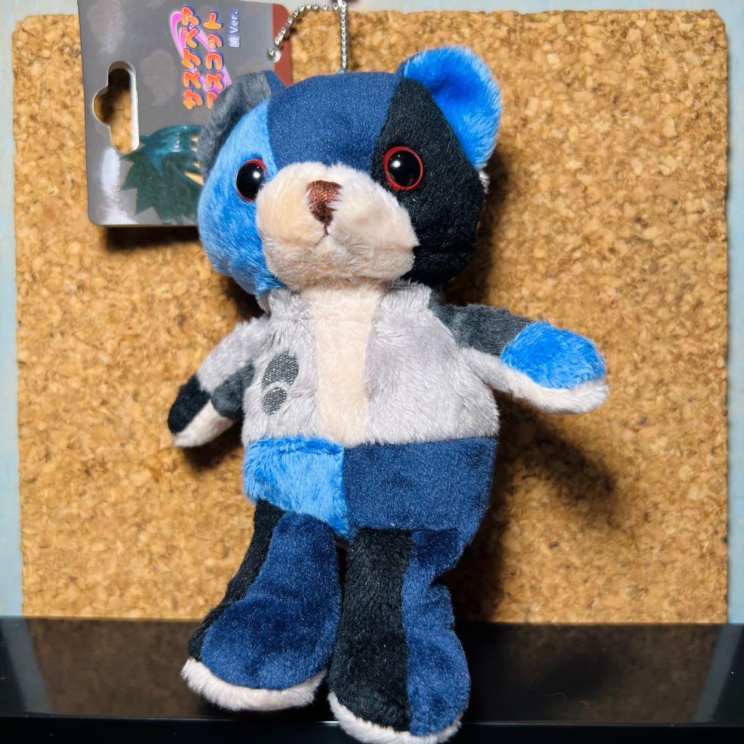 Naruto Sasuke Uchiha Akatsuki Ver. Bear Mascot Plush Charm (removable ...