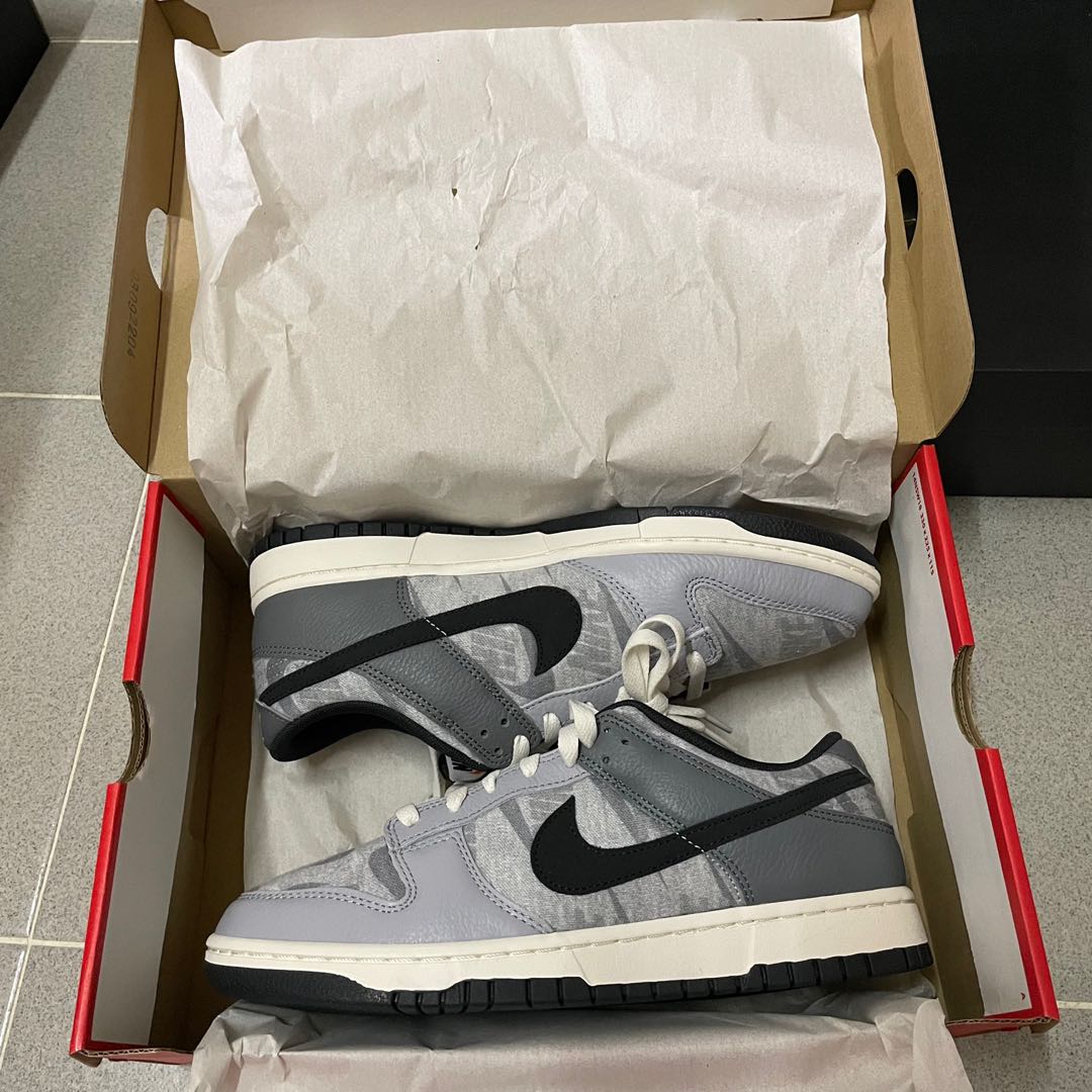 Nike dunk low copy paste, Men's Fashion, Footwear, Sneakers on Carousell