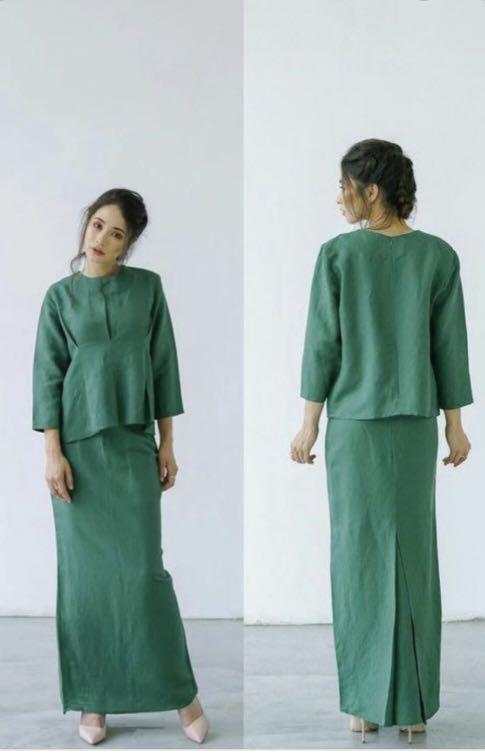 OH SEBENAR SENNA KURUNG, Women's Fashion, Muslimah Fashion, Baju Kurung ...