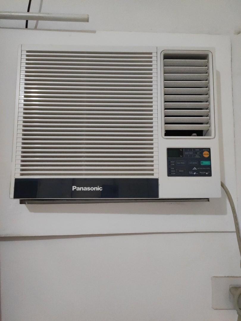 Panasonic Aircon 1HP Window Type w/ Remote, TV & Home Appliances, Air ...