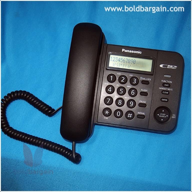 Panasonic KX-TS560ND Telephone PSTN Landline Phone with Caller ID LCD ...