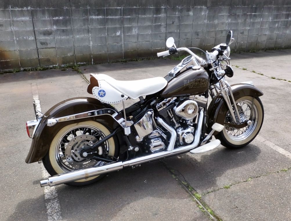 Panhead buddy seat for Harley Softail, Motorcycles, Motorcycle ...