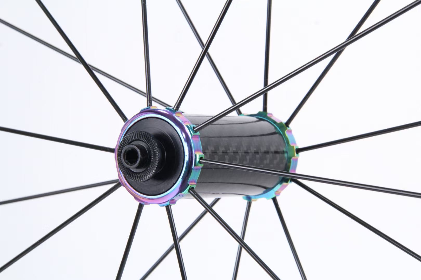 [PO] Speedx oilslick carbon hub 50mm wheelset disc brake caliper 700c ...
