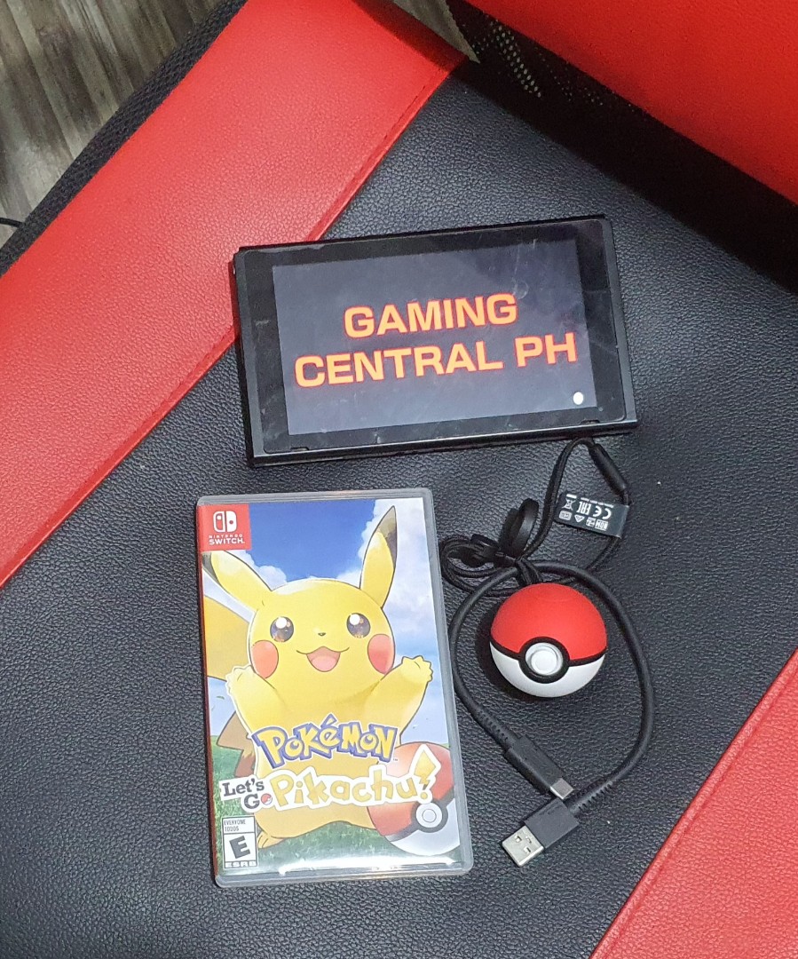 Pokeball Plus and Pokemon Let's Go Pikachu for SALE, Video Gaming ...