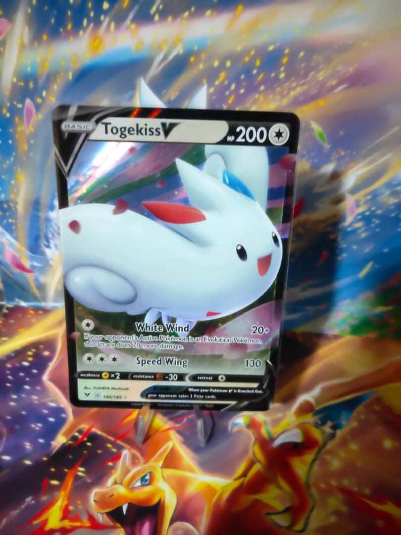 Pokemon TCG - Pokemon Cards For Sale - Togepi V 140/185, Hobbies & Toys ...