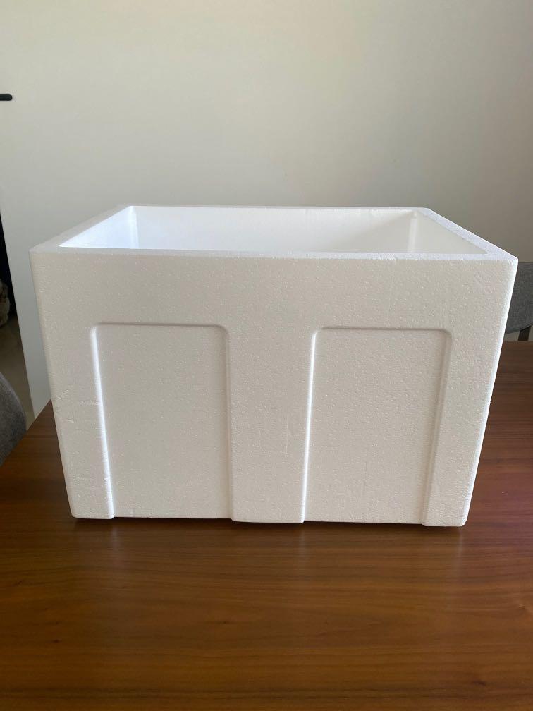 Styrofoam Polystyrene ice cool cold box, Furniture & Home Living ...
