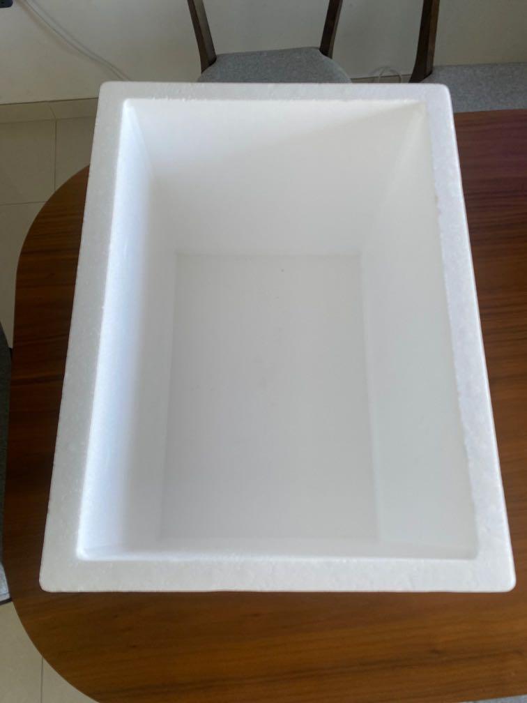 Styrofoam Polystyrene ice cool cold box, Furniture & Home Living ...