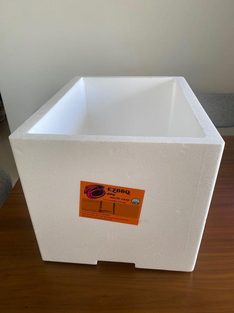 Styrofoam Polystyrene ice cool cold box, Furniture & Home Living ...