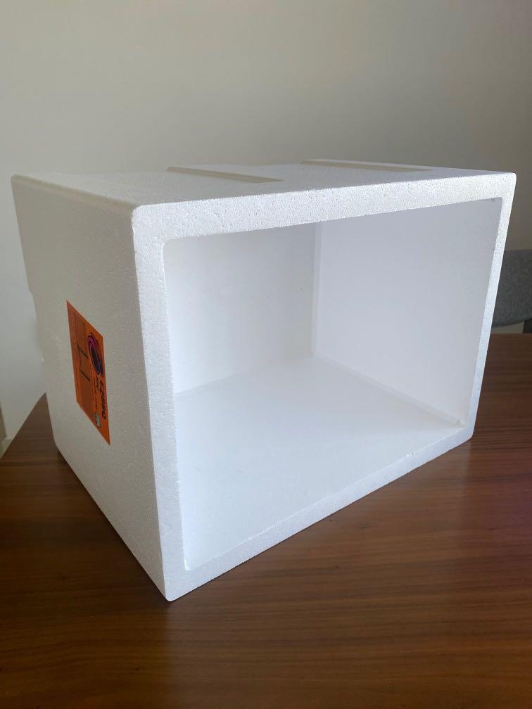 Styrofoam Polystyrene ice cool cold box, Furniture & Home Living ...