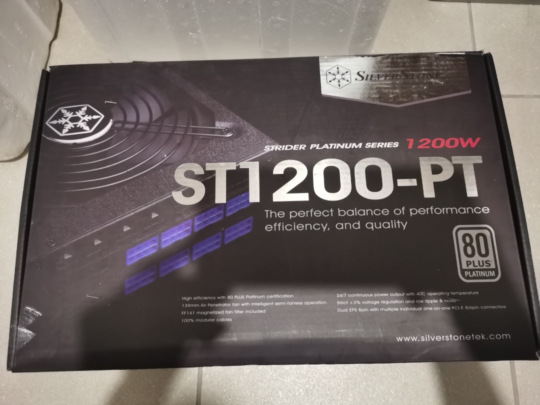 [NEW] PSU Silverstone SST-ST1200-PT 80Plus Platinum Fully Modular ...