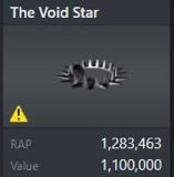 Roblox Limited The Void Star, Video Gaming, Gaming Accessories, In-Game ...