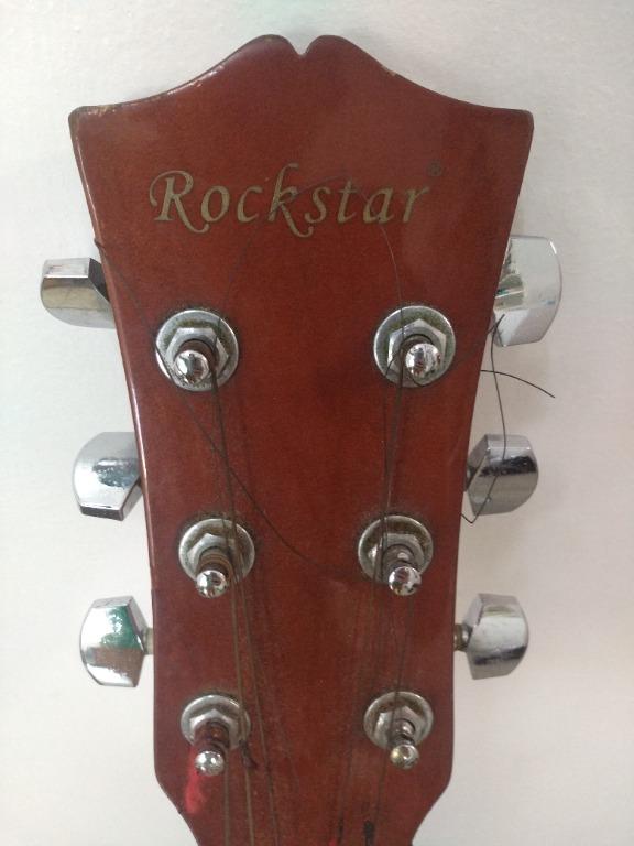 Rockstar Acoustic Guitar, Hobbies & Toys, Music & Media, Musical ...