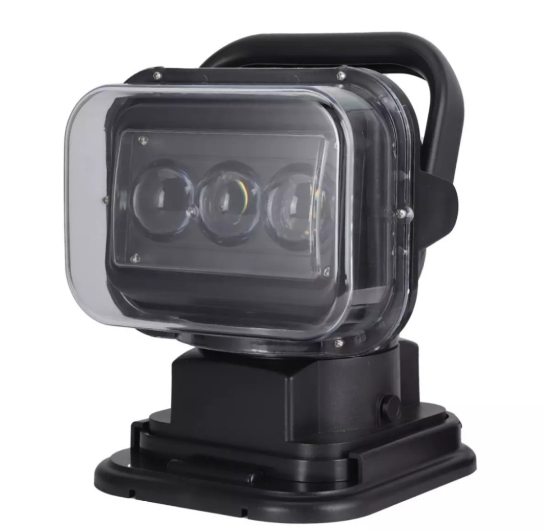 Rotating LED Searchlight Remote Control 12v - 24v Waterproof For ...