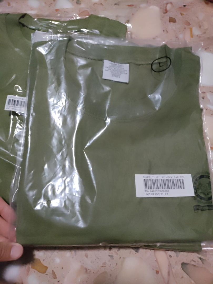 SAF Army admin shirt bmt, Men's Fashion, Tops & Sets, Tshirts & Polo ...