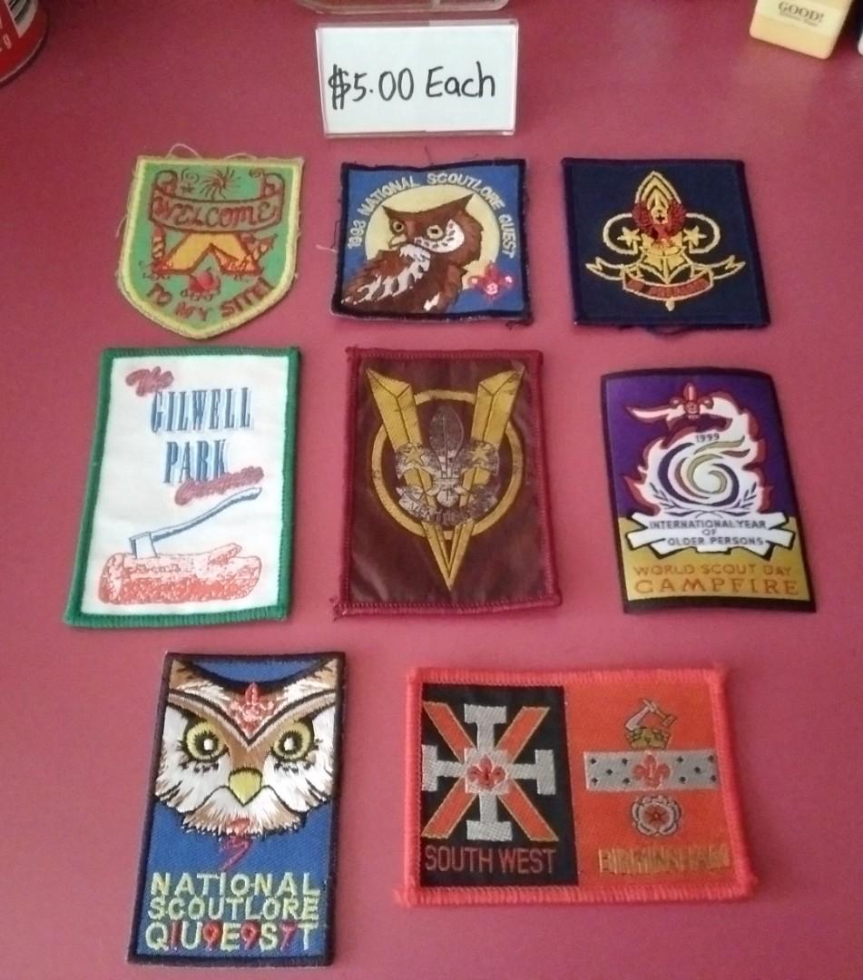 Scout Badges Collection (Assorted Designs) From Different Countries ...