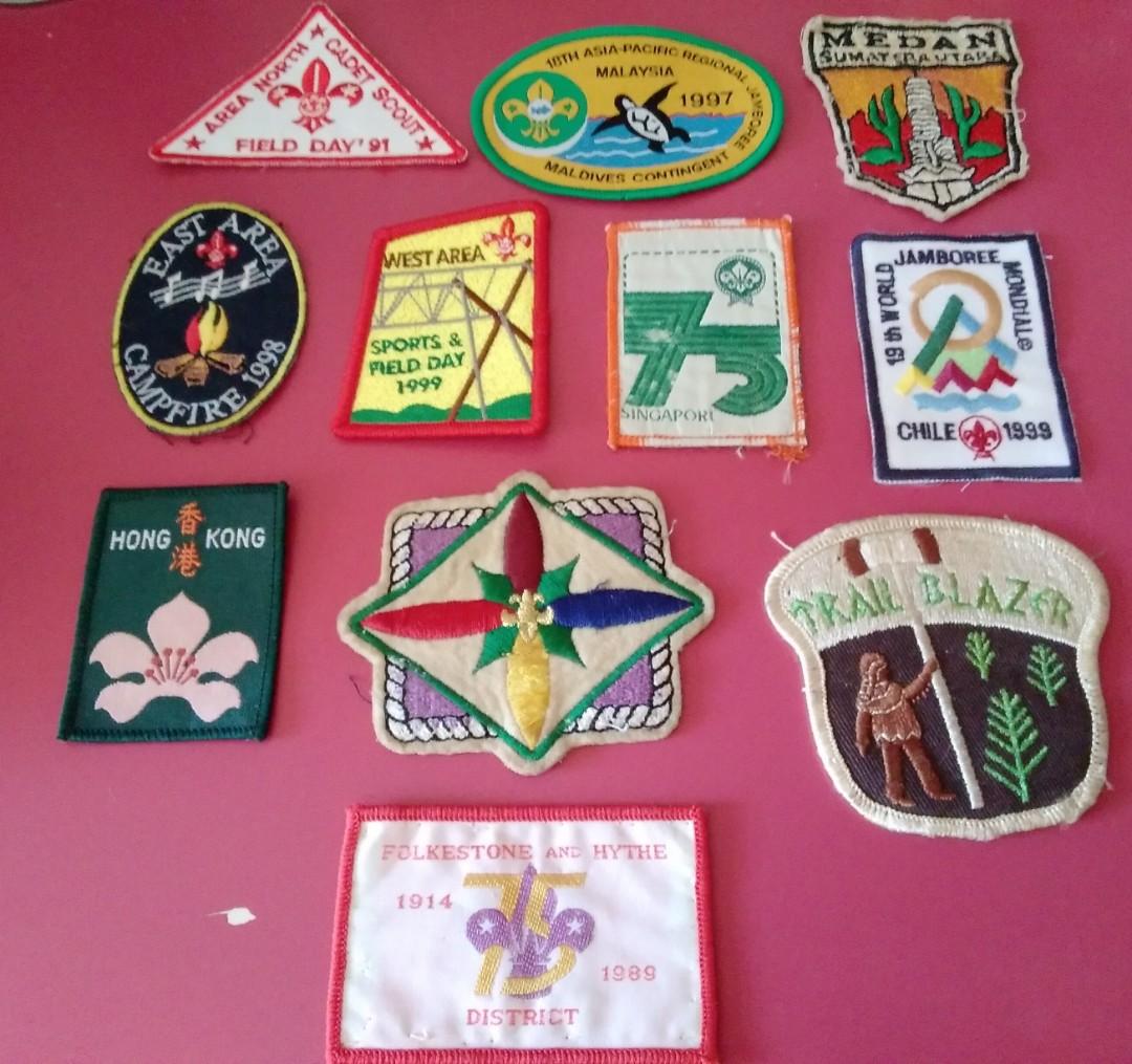 SCOUTS Badges Collection (Assorted Designs) From Different Countries ...