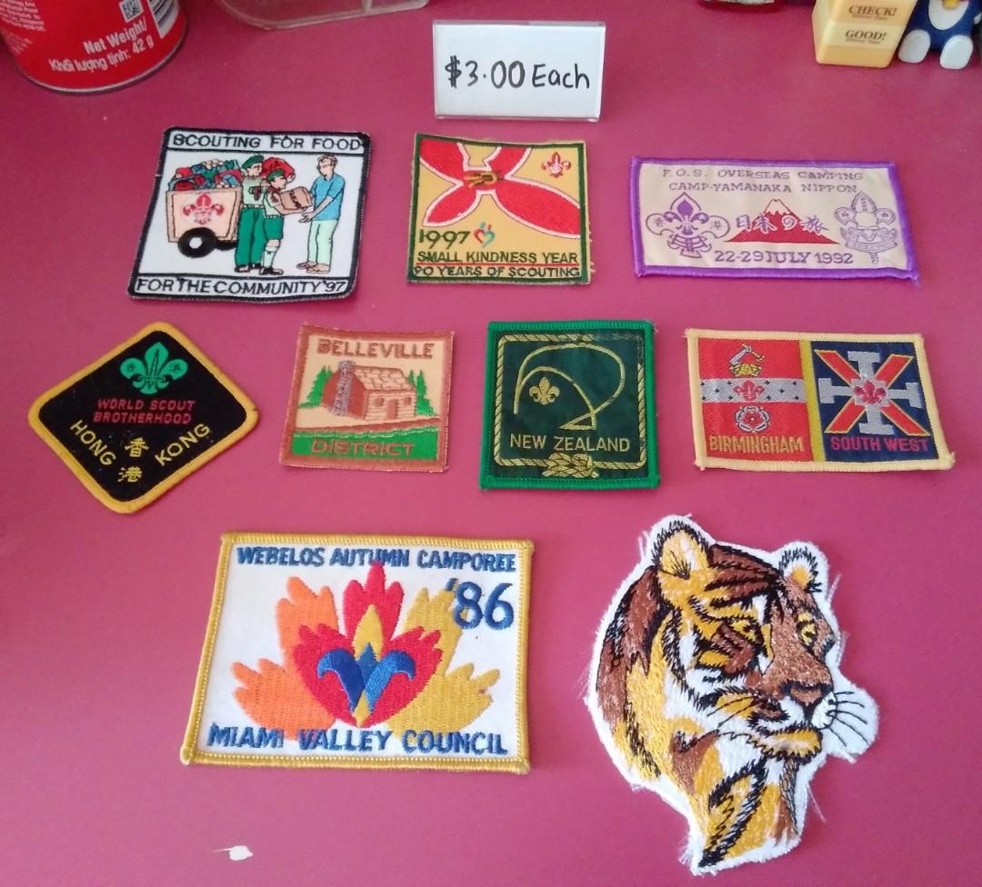 SCOUTS Badges Collection (Assorted Designs) From Different Countries ...