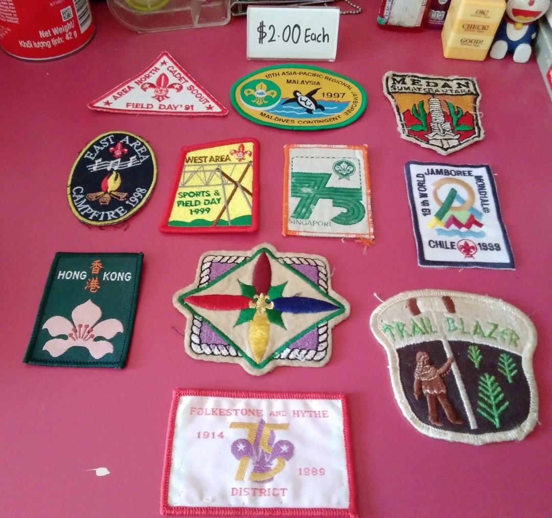 SCOUTS Badges Collection (Assorted Designs) From Different Countries ...