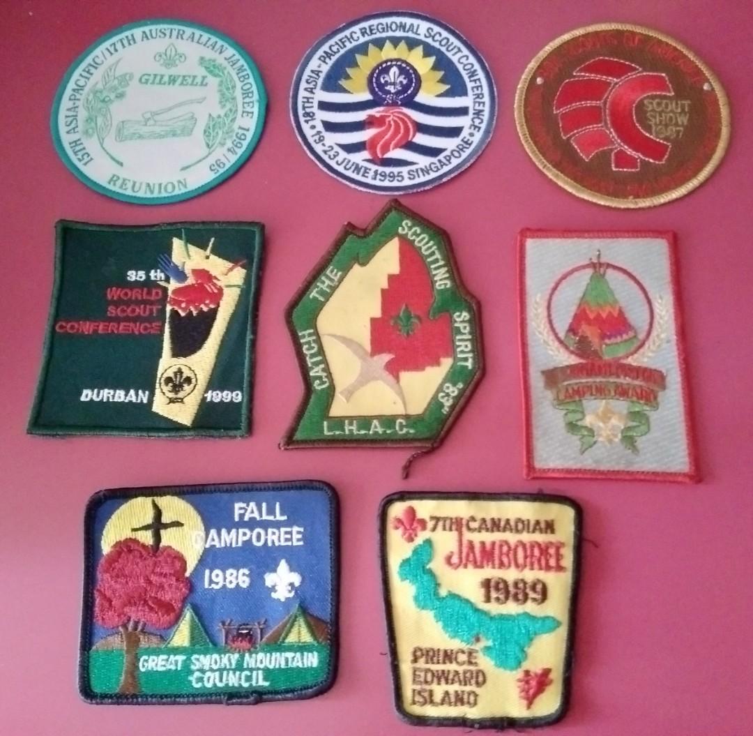 SCOUTS Badges Collection (Assorted Designs) From Different Countries ...