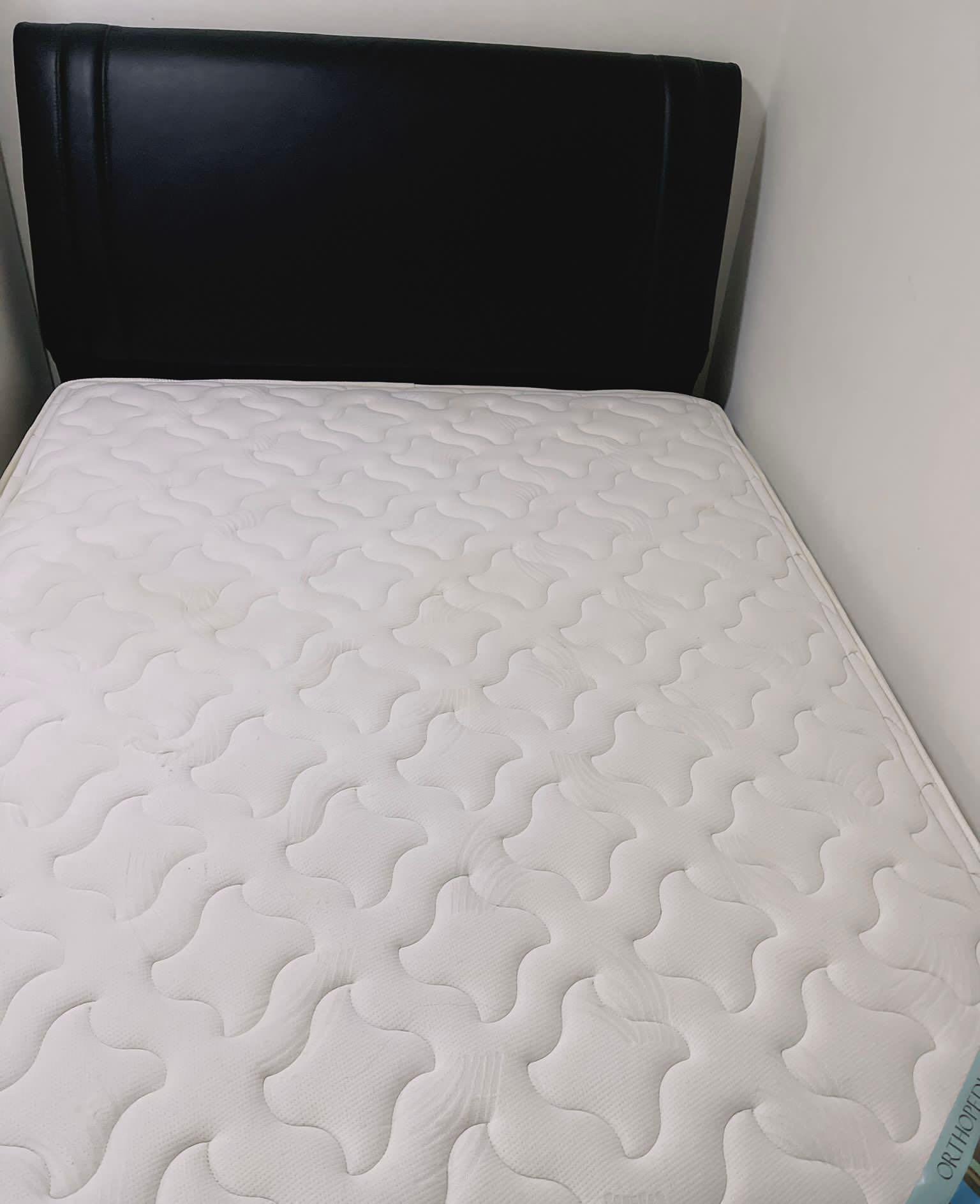 Cellini nightingale orthopaedic queen size spring bed and bed frame ...