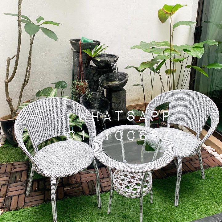 Set meja kerusi, Furniture & Home Living, Home Decor, Other Home Decor ...