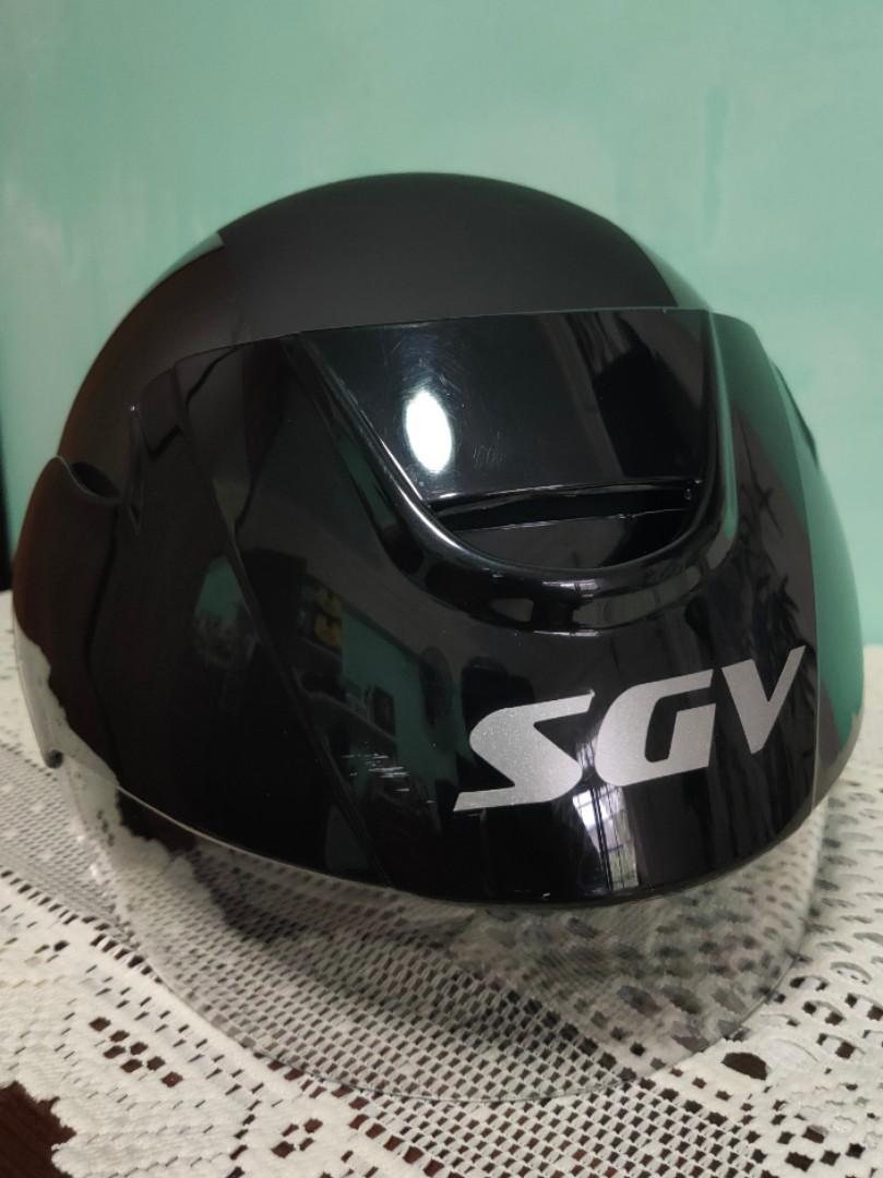 SGV Cruiser Helmet, Motorcycles, Motorcycle Apparel on Carousell