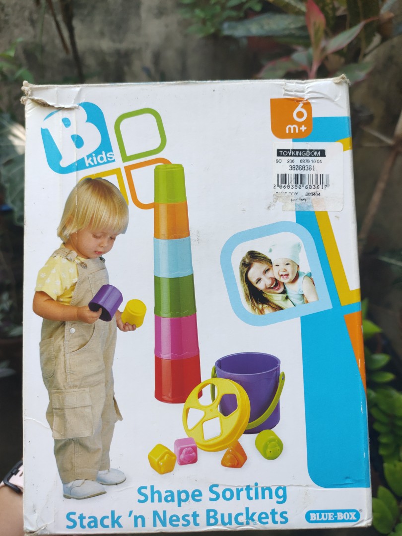 Shape Sorting Stack 'n Nest Buckets, Babies & Kids, Infant Playtime on ...