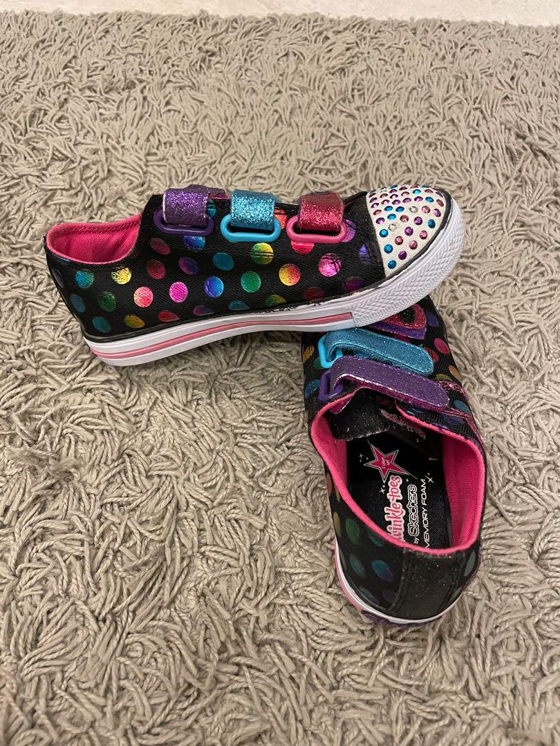 Skechers Blink Shoes, Babies & Kids, Babies & Kids Fashion on Carousell