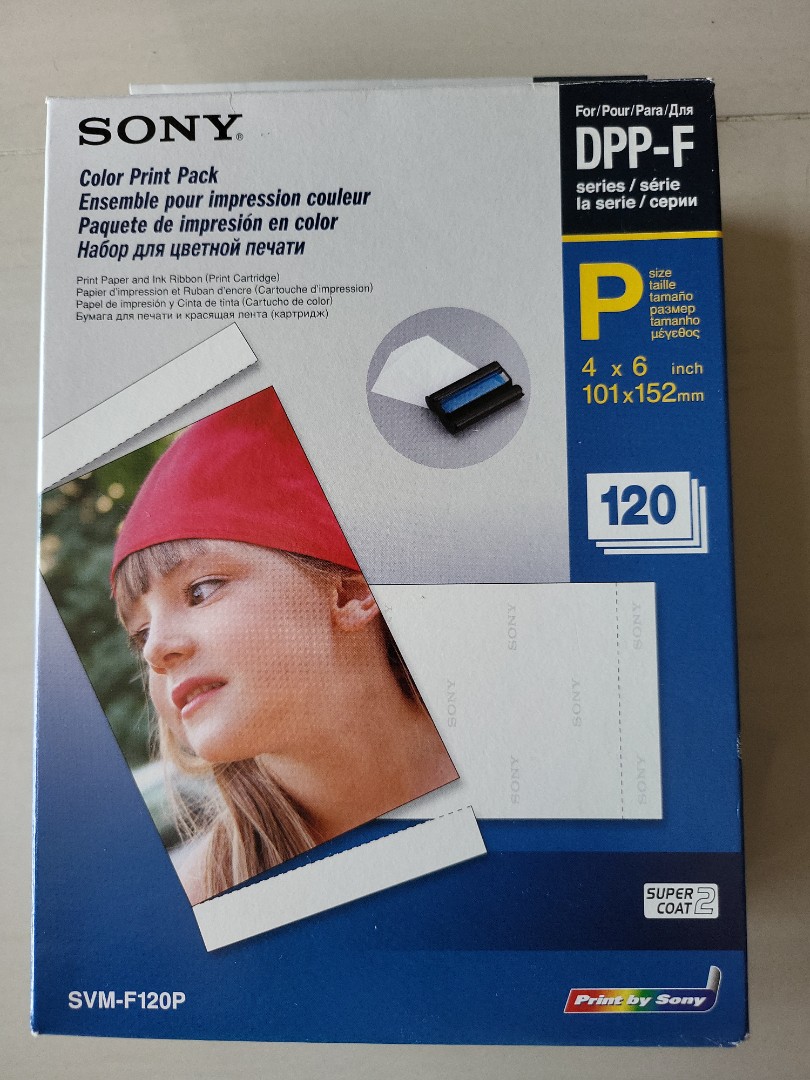 Sony Photo Color Print Pack SVM-F120P, Computers & Tech, Printers ...