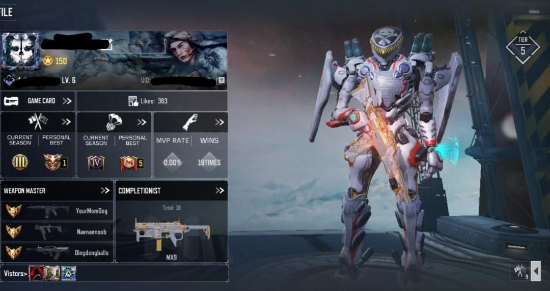 STACKED CODM MYTHIC ACCOUNT FS, Video Gaming, Gaming Accessories, Game ...