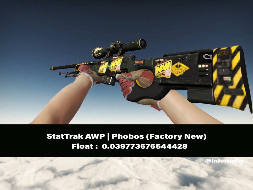 StatTrak AWP Phobos FN CSGO SKINS KNIVES, Video Gaming, Gaming ...