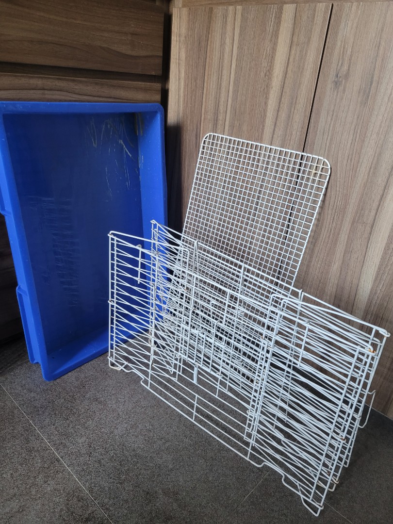 Used rabbit cage, Pet Supplies, Homes & Other Pet Accessories on Carousell