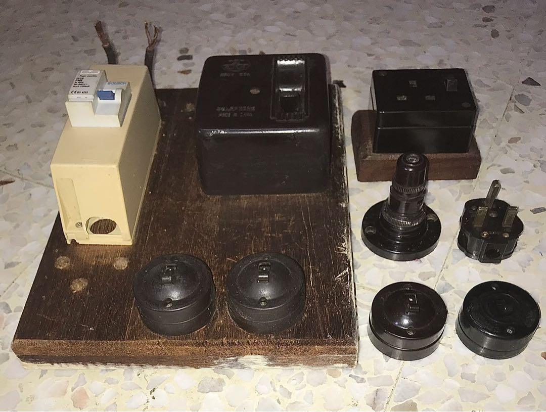 VINTAGE ELCB MAIN SWITCH ELECTRICAL LOT, TV & Home Appliances ...