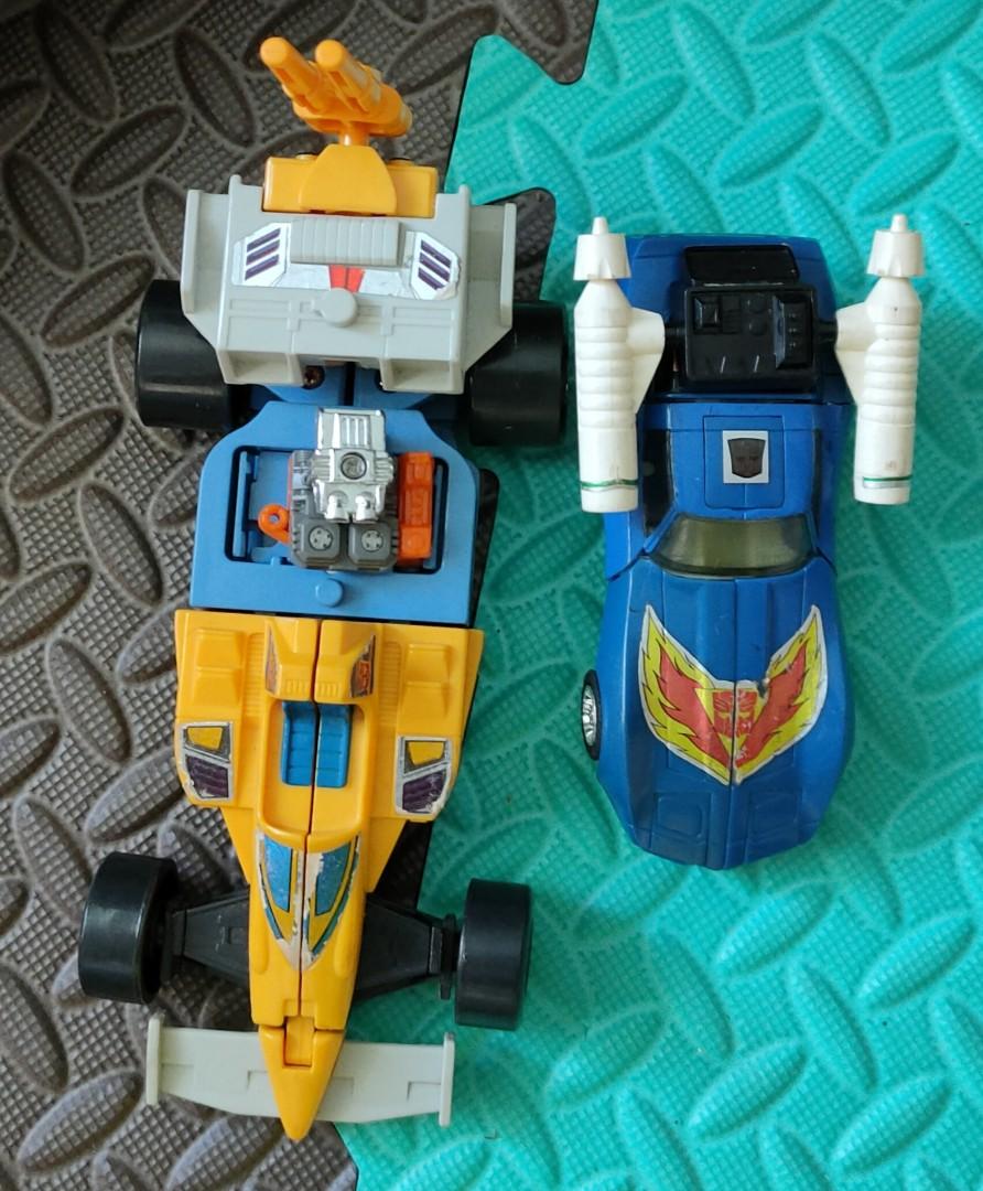Vintage transformers aerobots, sixshot, Jetfire, powermaster Optimus ...