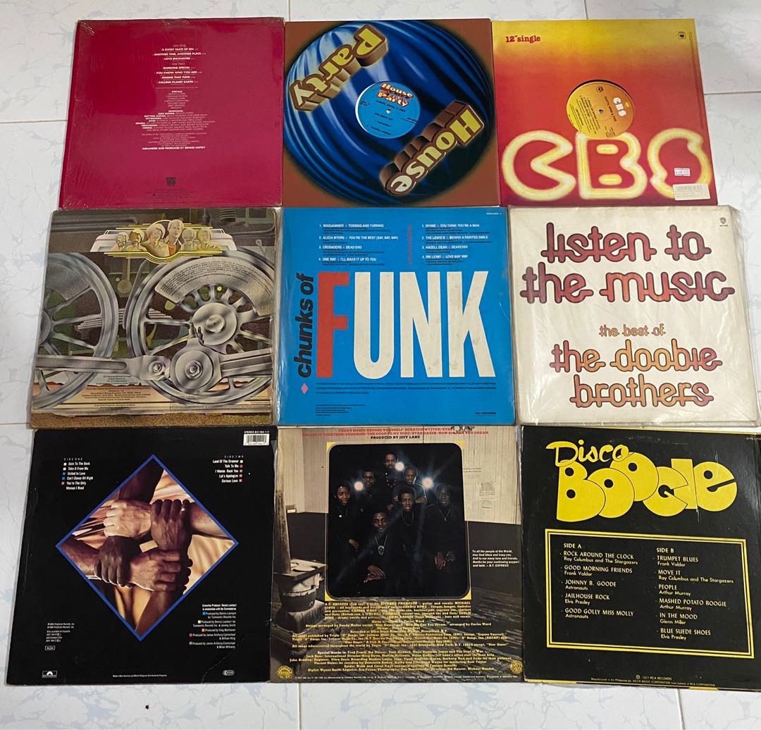 Vinyl records - Late 70s 80s soul funk disco (Earth Wind & Fire ...