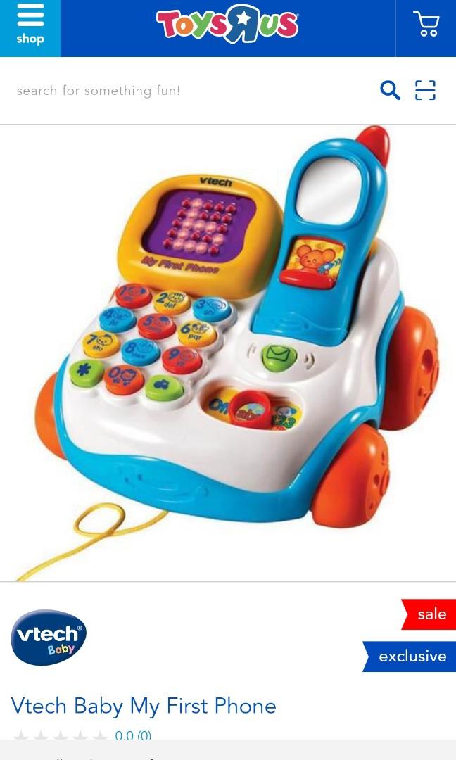 Vtech infant learning phone with recording, Babies & Kids, Infant ...