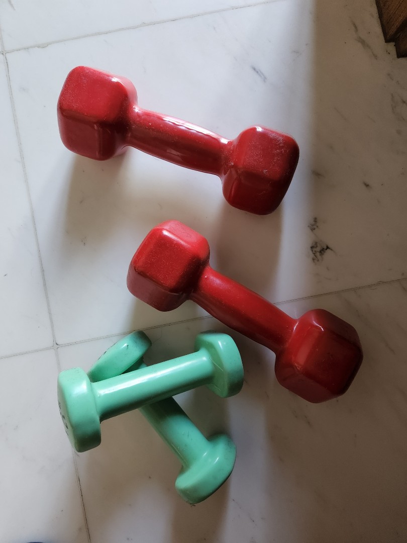 Weights (1kg and 3kg), Sports Equipment, Exercise & Fitness, Weights ...