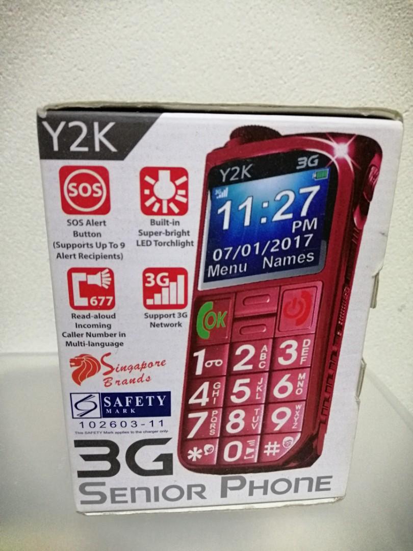 Y2K 3G Senior Phone, Mobile Phones & Gadgets, Mobile Phones, Android ...