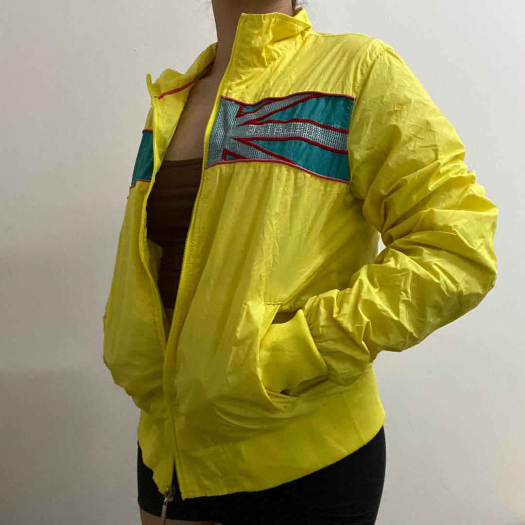 Yello windbreaker, Women's Fashion, Coats, Jackets and Outerwear on ...