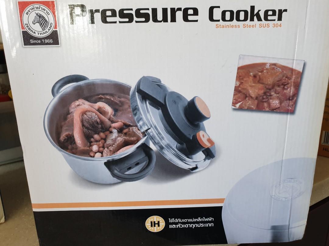 Zebra 8L Pressure Cooker -like new, TV & Home Appliances, Kitchen ...