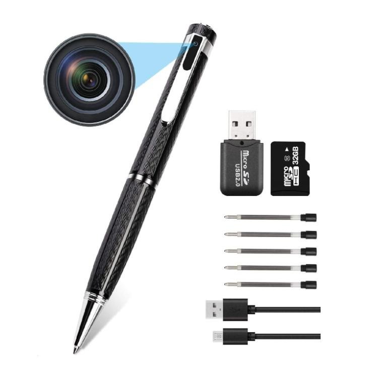 13026) 1080P Spy Camera Hidden Pen Hidden Camera with Wide Angle Lens ...