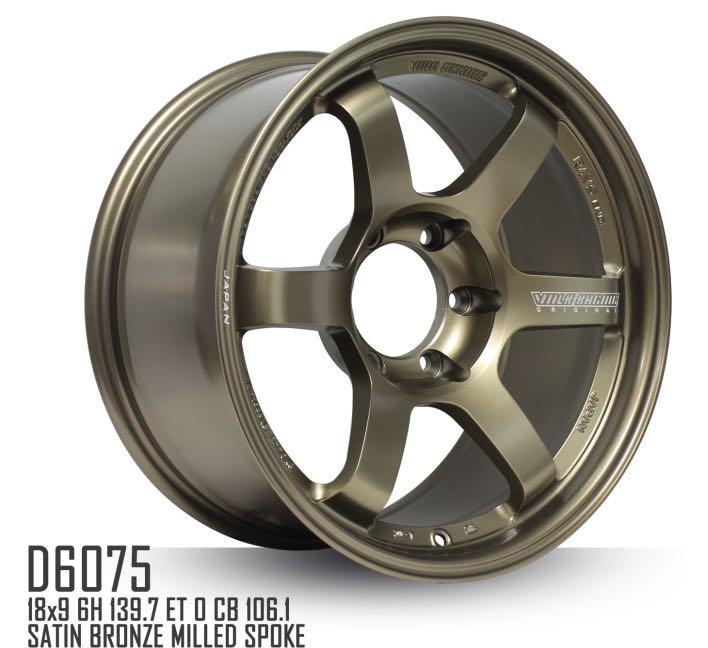 18” TE37 SL Design Bronze code D6075 Mags 6Holes pcd 139 bnew, Car ...