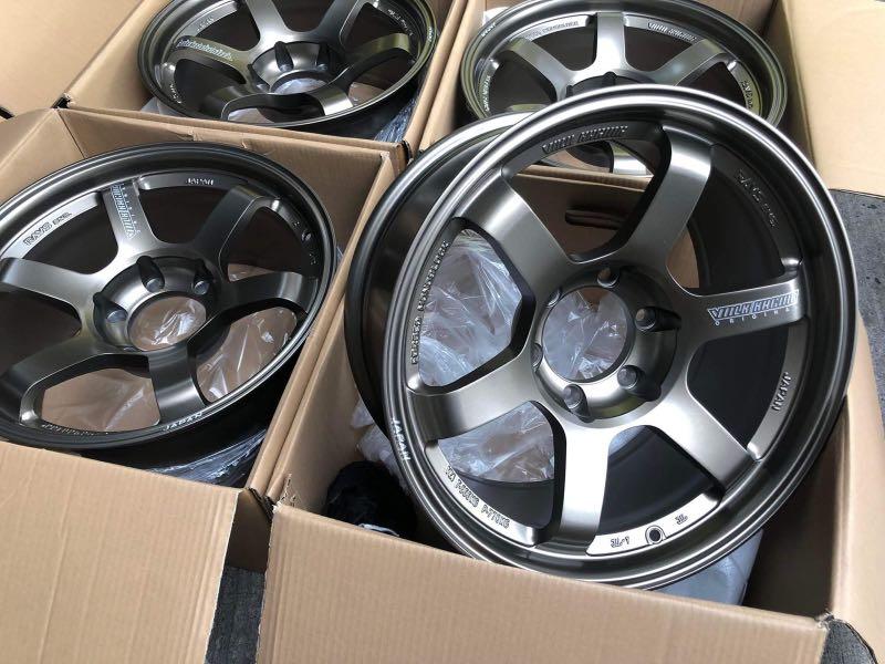 18” TE37 SL Design Bronze code D6075 Mags 6Holes pcd 139 bnew, Car ...