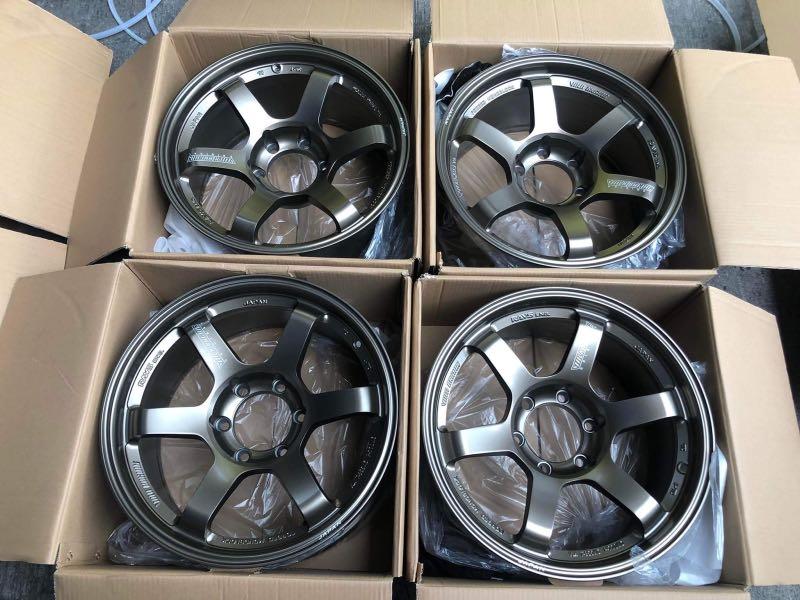 18” TE37 SL Design Bronze code D6075 Mags 6Holes pcd 139 bnew, Car ...
