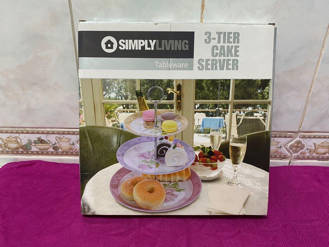 3-Tier Cake Server, Furniture & Home Living, Kitchenware & Tableware ...