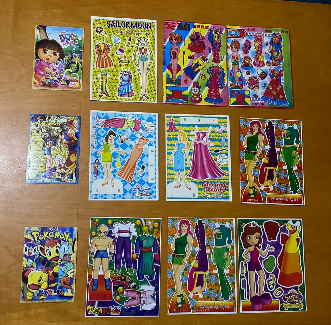 4-90’s-2000’s Vintage Paper Dolls and Puzzle, Hobbies & Toys, Toys ...