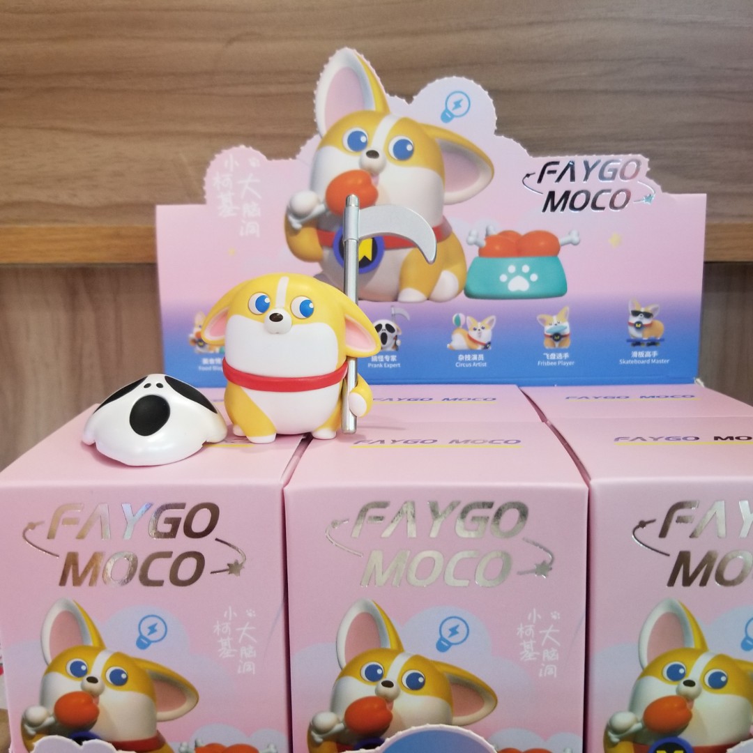 盲盒 Faygo Moco 小柯基大腦洞 旺角信和店, 公告欄 - Carousell