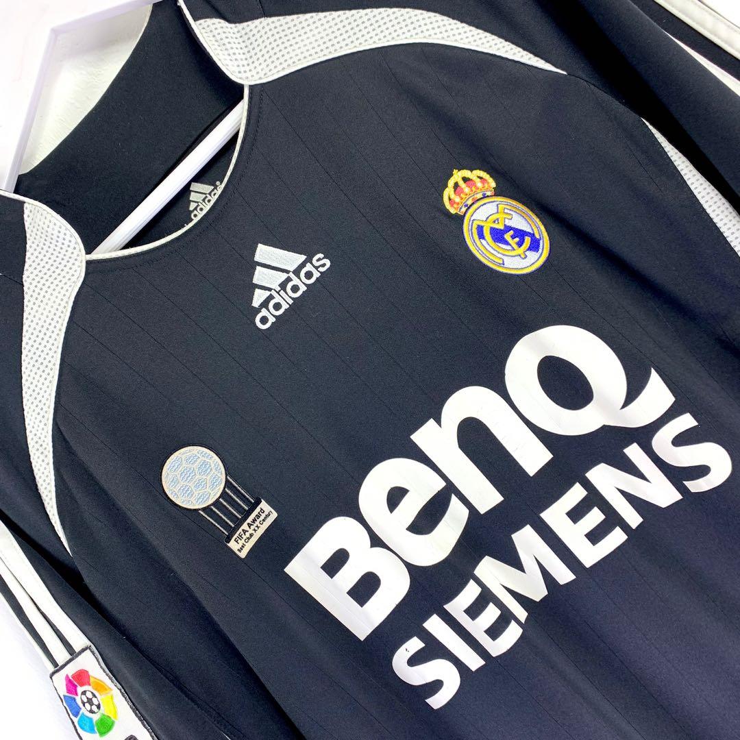 Adidas Real Madrid 06/07 Away Kit Football Jersey, Men's Fashion ...