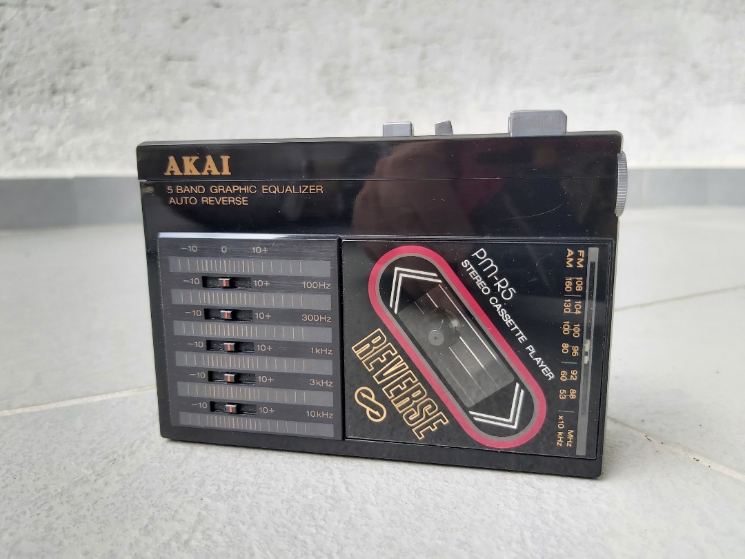 Akai PM-R5 walkman kassette cassette 機 卡式機 磁帶機 錄音機 唱帶機 懷舊 vintage ...